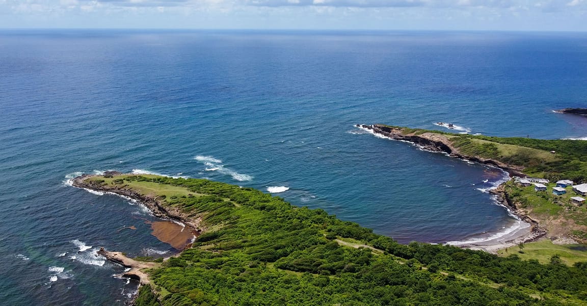 9.2 Acres of Beachfront Land for Sale, Crochu, St David's, Grenada - 7th Heaven Properties
