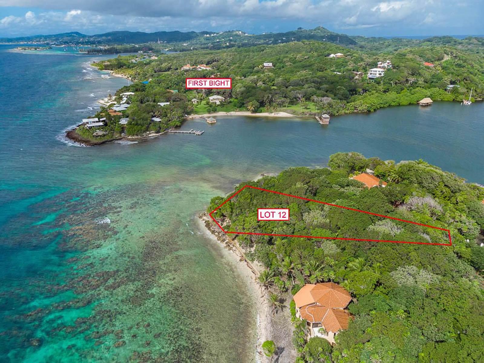 0.53 Acre Beachfront Lot for Sale, Parrot Tree Plantation, Roatan - 7th ...