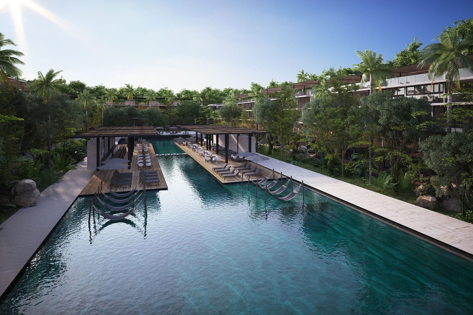 2 Bedroom Condos for Sale, AWA Residences, Playacar, Playa del Carmen ...