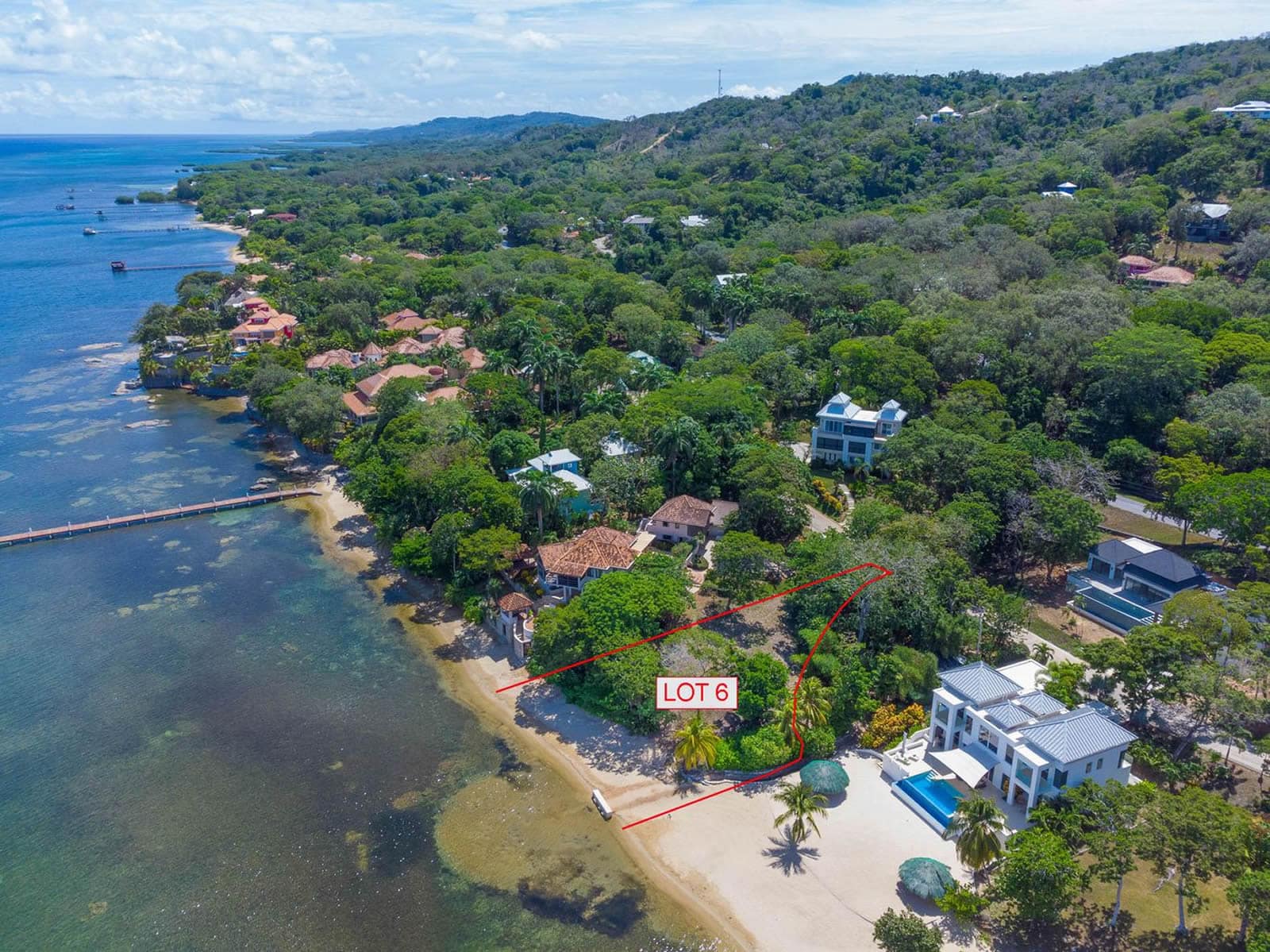0.42 Acre Beachfront Lot for Sale, Lawson Rock, Roatan - 7th Heaven ...