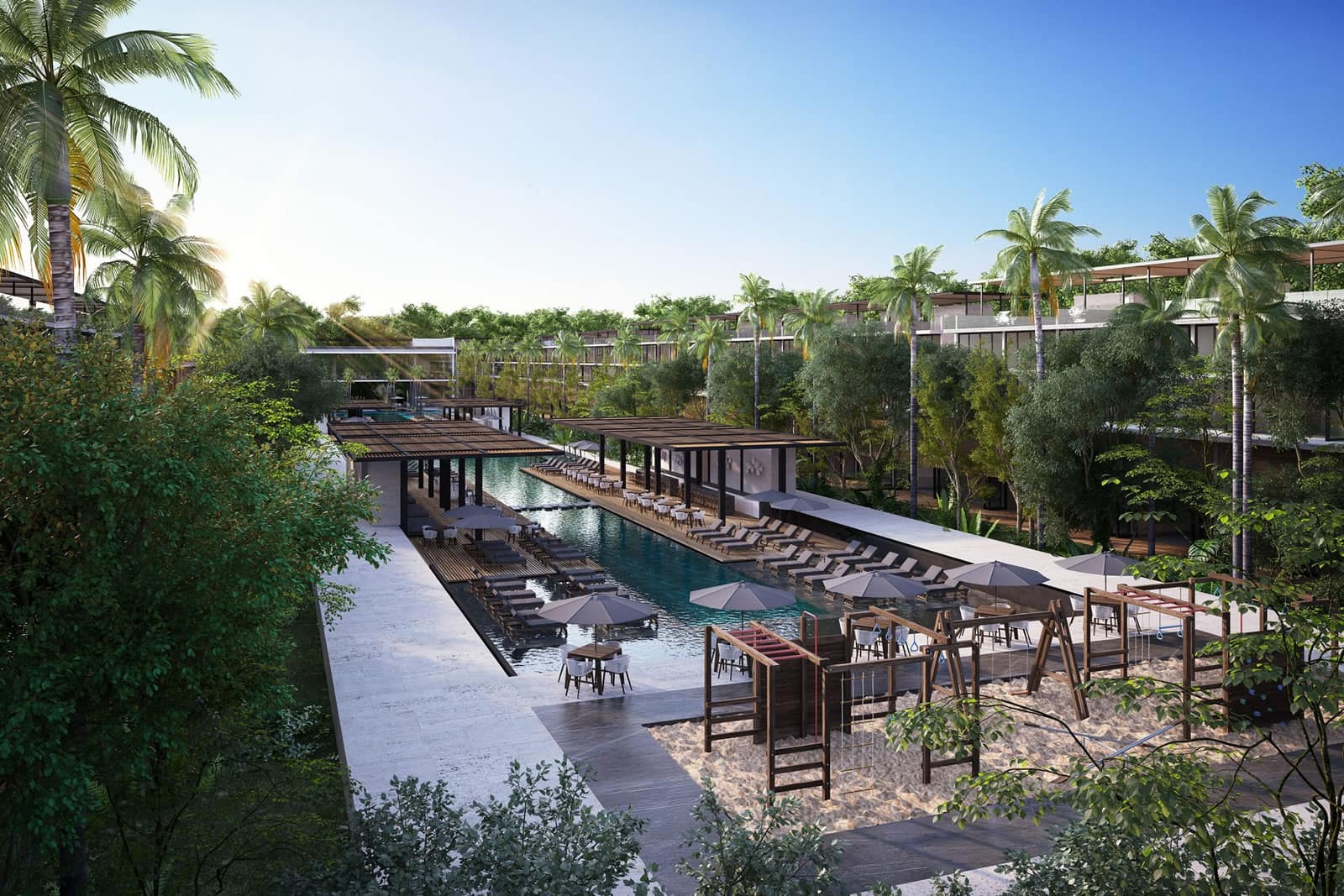 2 Bedroom Condos for Sale, AWA Residences, Playacar, Playa del Carmen ...