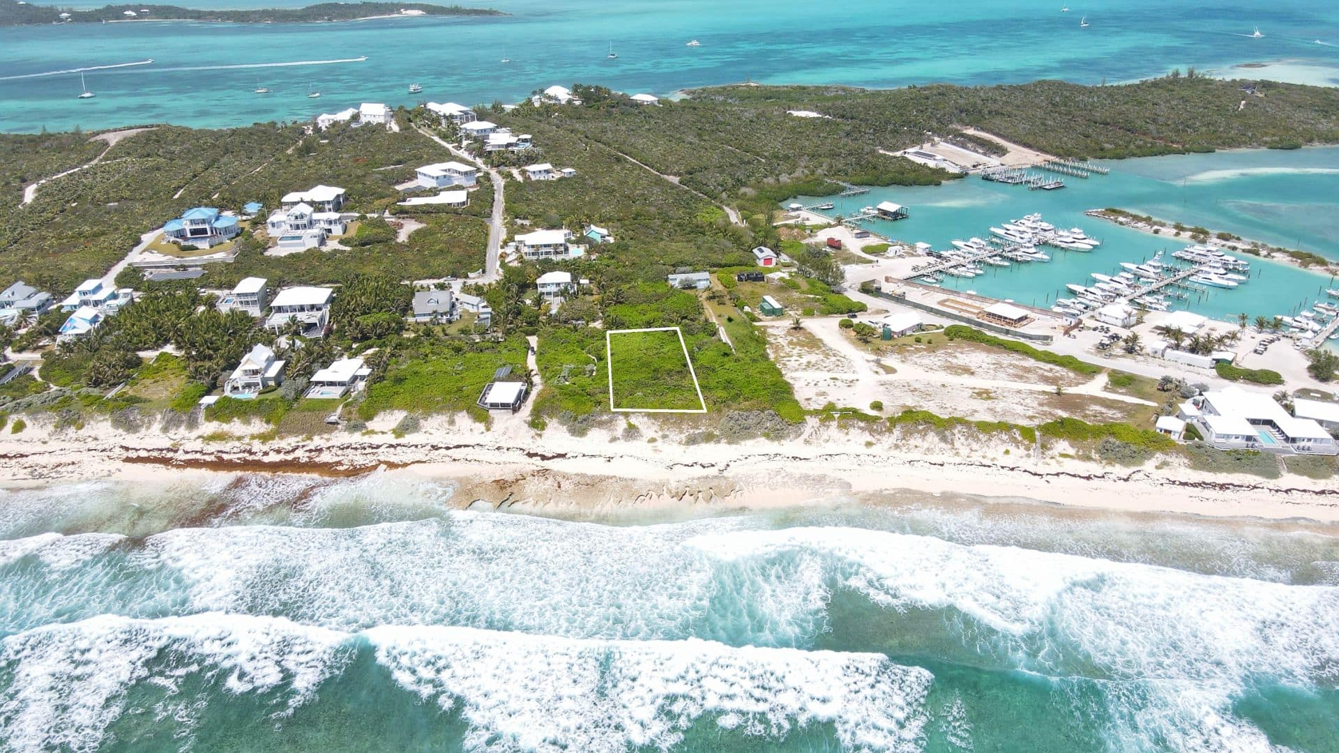 0.56 Acres of Beachfront Land for Sale, White Sound, Elbow Cay, Abaco ...