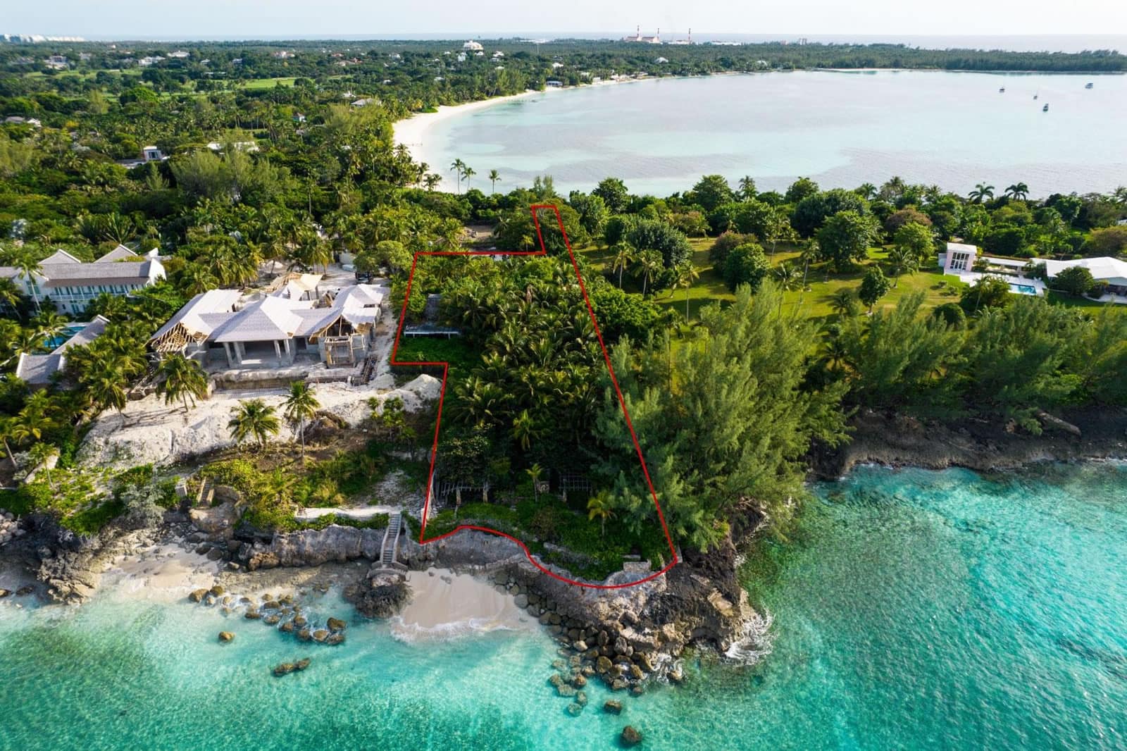 1.27 Acre Beachfront Lot for Sale, Lyford Cay, New Providence, Bahamas - 7th Heaven Properties