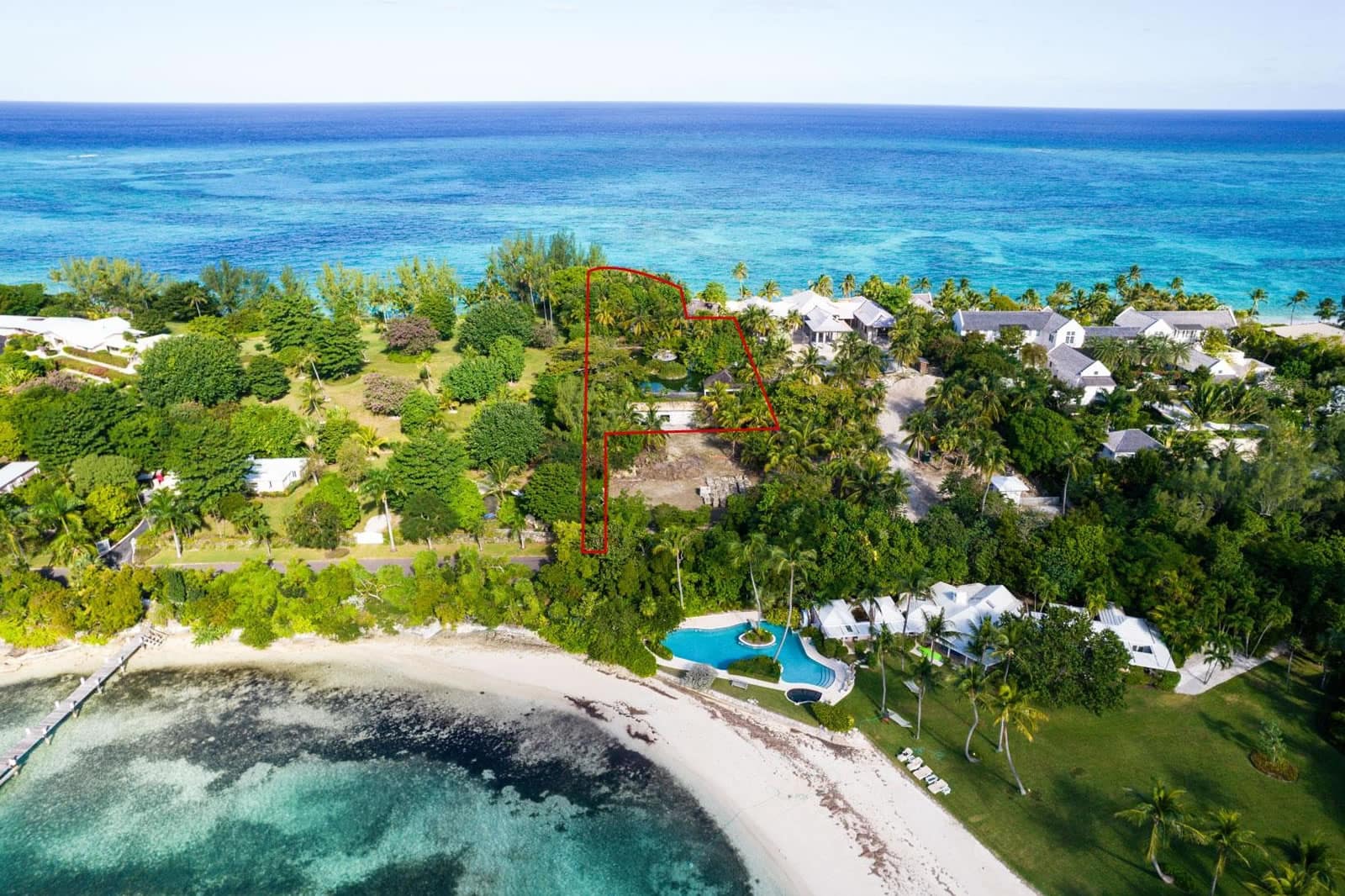 1.27 Acre Beachfront Lot for Sale, Lyford Cay, New Providence, Bahamas - 7th Heaven Properties