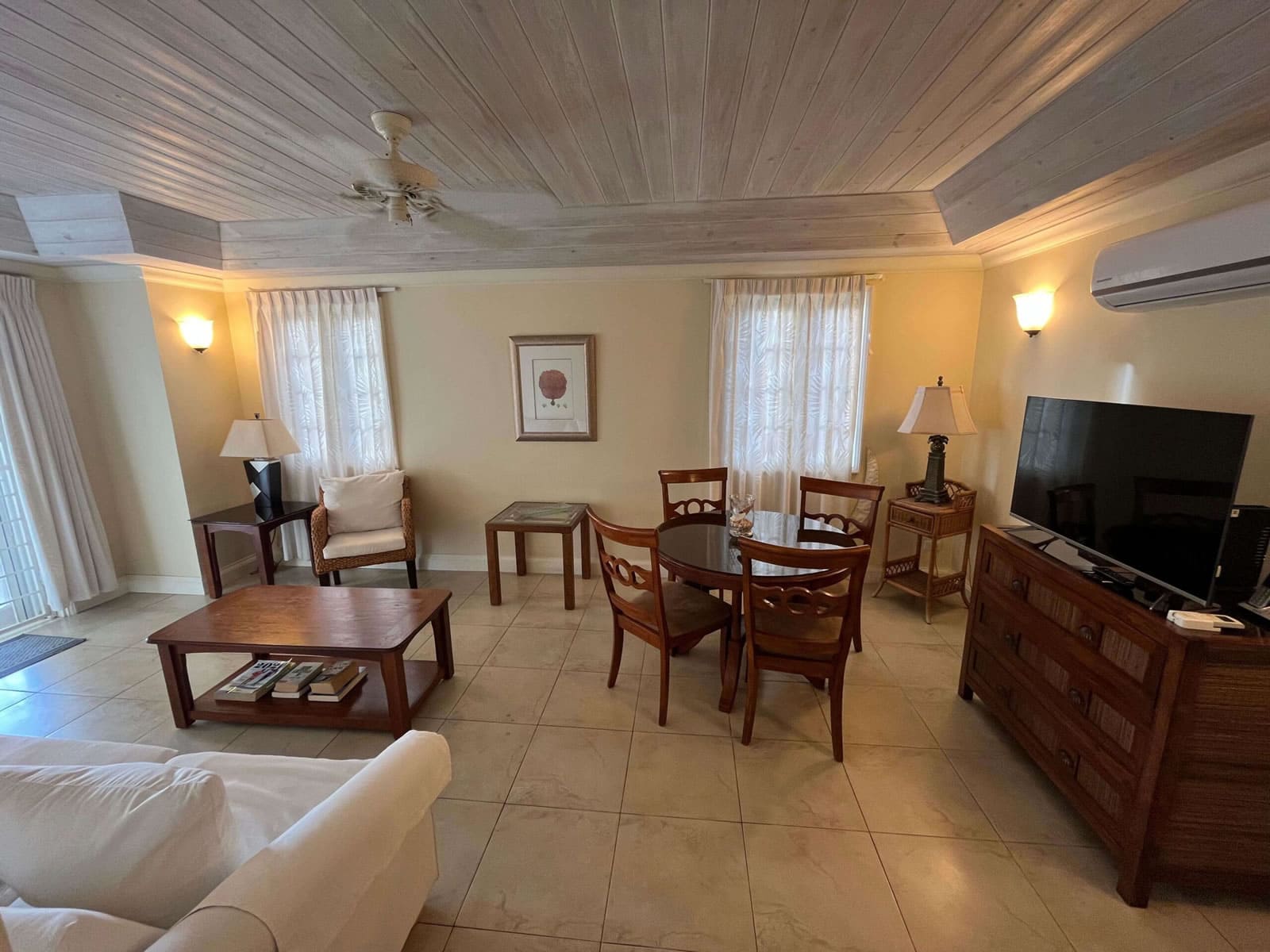 2 Bedroom Beachfront Condo Villa R for Sale, White Sands Beach Condos, St Lawrence Gap, Christ ...